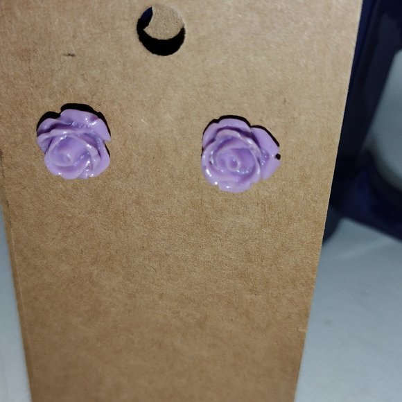 Hand Crafted | Jewelry | Lavender Mini Rose | Poshmark